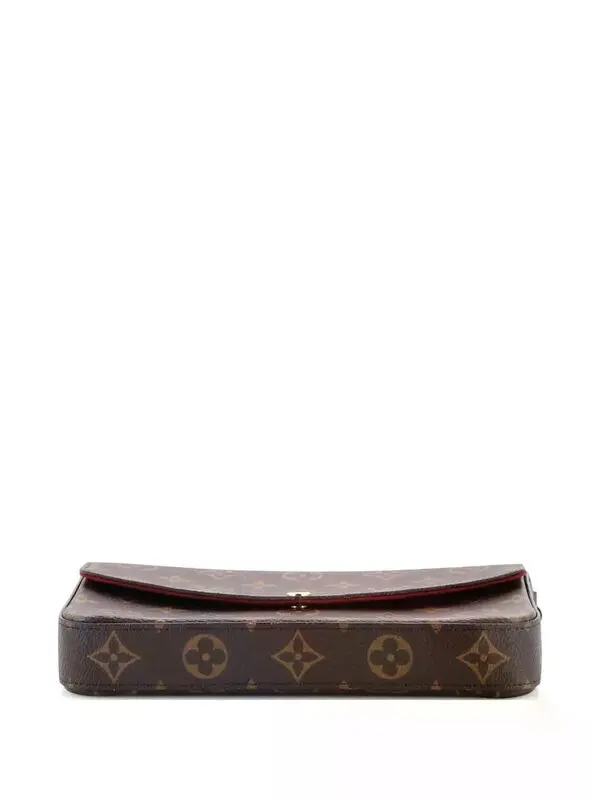 LOUIS VUITTON Felicie Pochette Monogram Canvas - Brown