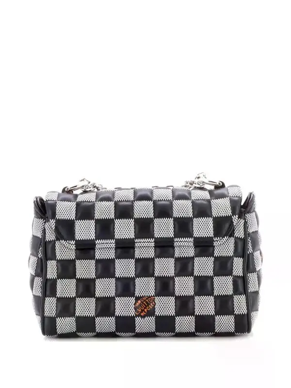 LOUIS VUITTON Twist Handbag Damier Quilted Calf Leather Bb - Black