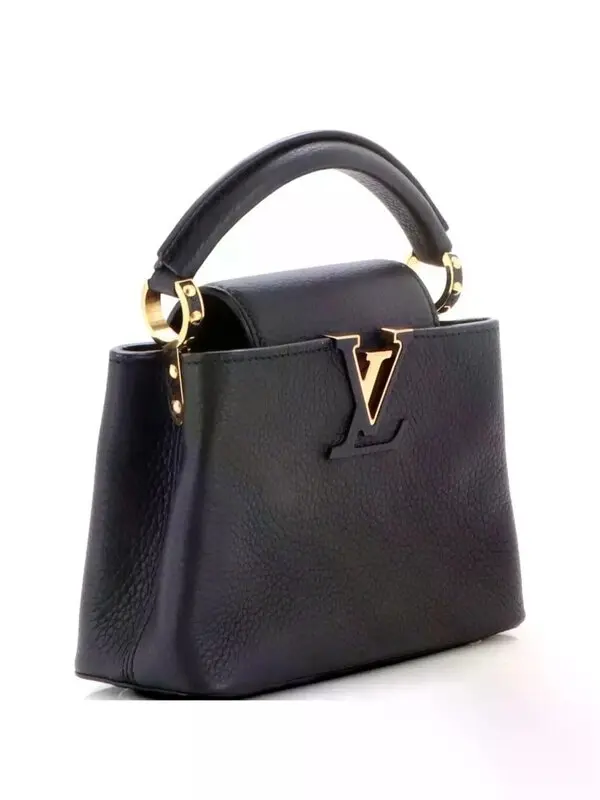 LOUIS VUITTON Capucines Leather Mini Satchel