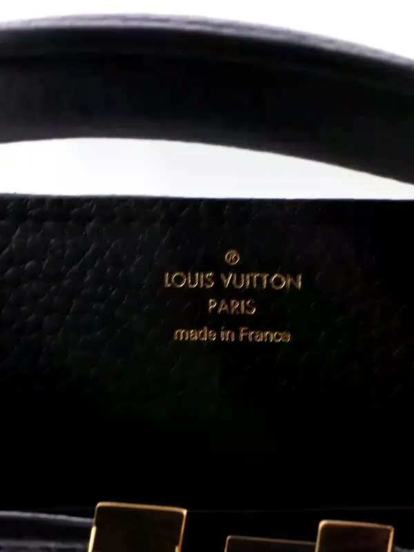 LOUIS VUITTON Capucines Leather Mini Satchel