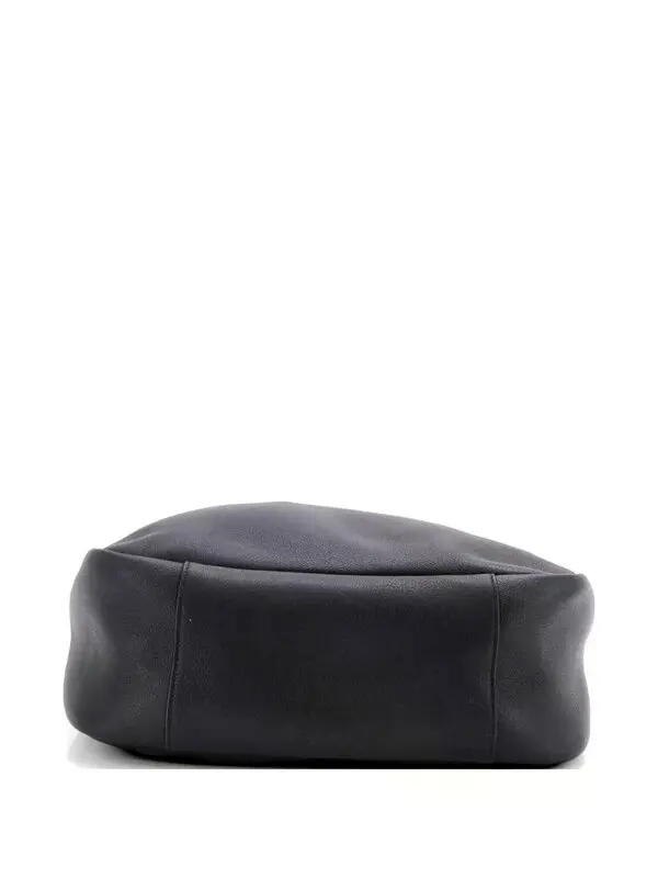 Saint Laurent Le 5 A 7 Supple Leather Large Hobo Bag - Black