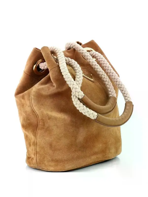 Prada Mariner Suede Medium Bucket Bag