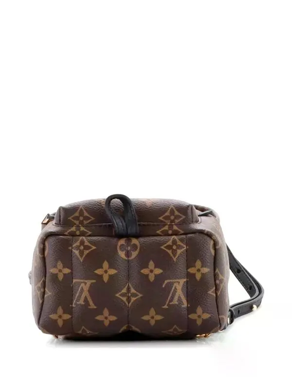 LOUIS VUITTON Palm Springs Monogram Canvas Mini Backpack - Brown