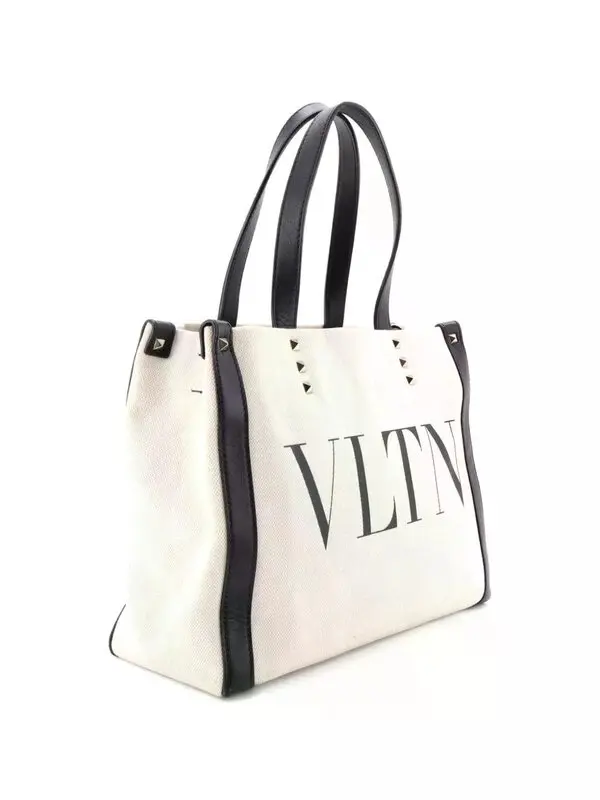Valentino Garavani Grande Plage Vltn Canvas Medium Tote Bag