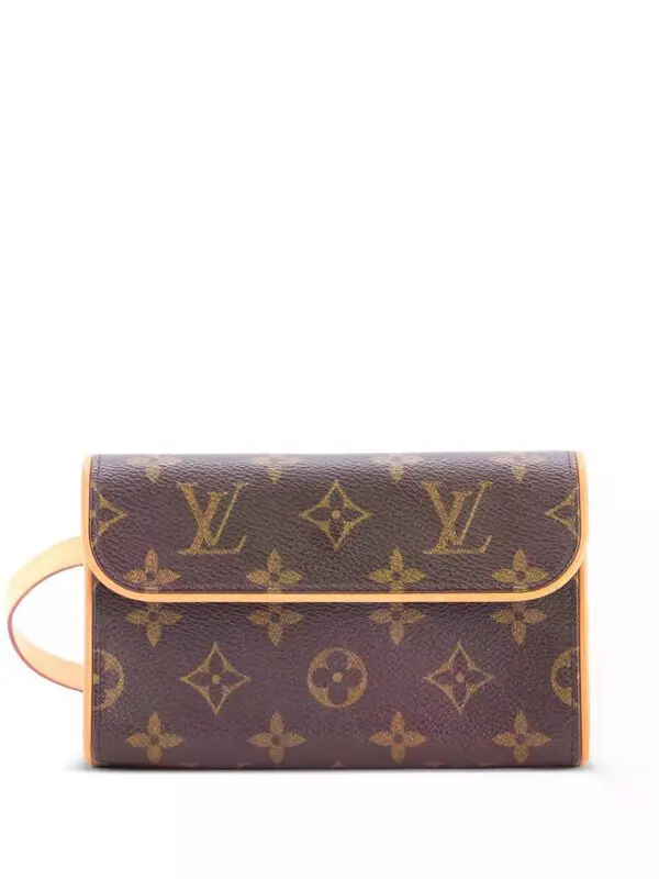 LOUIS VUITTON Florentine Waist Bag Monogram Canvas Belt Bag - Brown