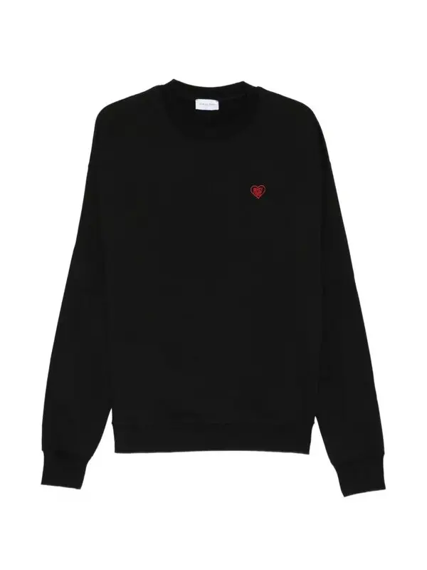 FAMILY FIRST Heart Cotton Sweater