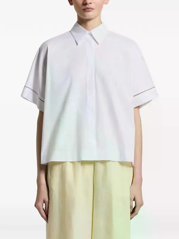 Peserico Embellished Short-sleeve Shirt