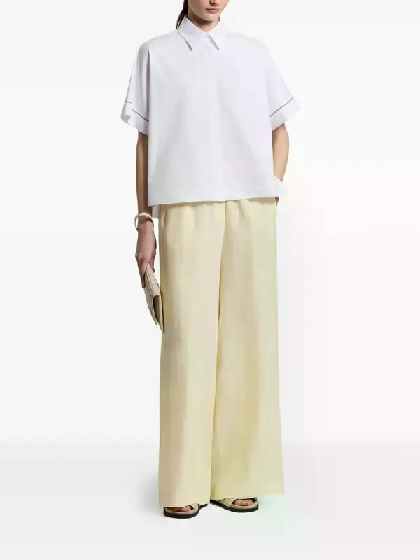 Peserico Embellished Short-sleeve Shirt