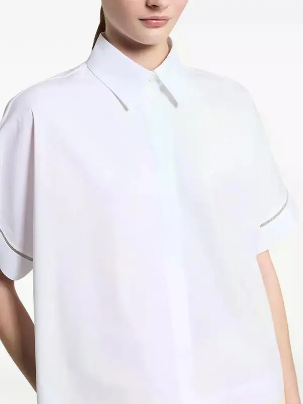 Peserico Embellished Short-sleeve Shirt