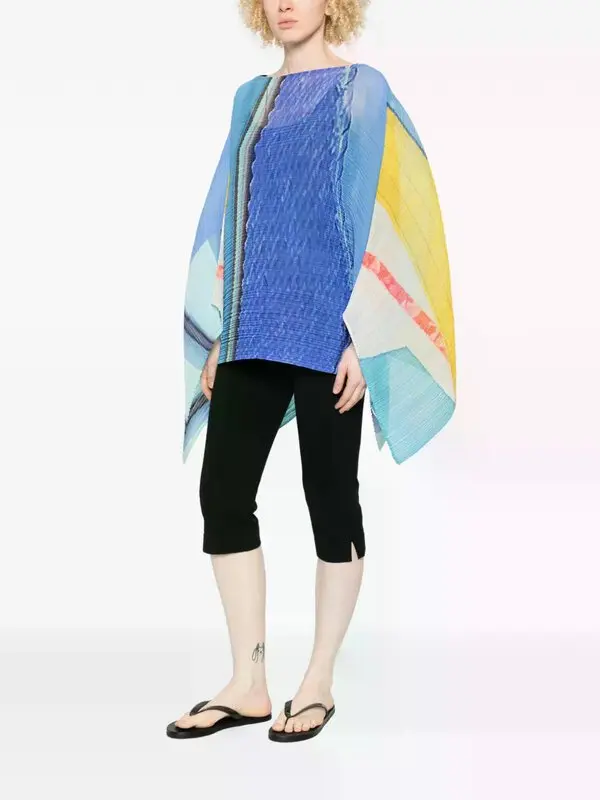 Issey Miyake Pleated Poncho