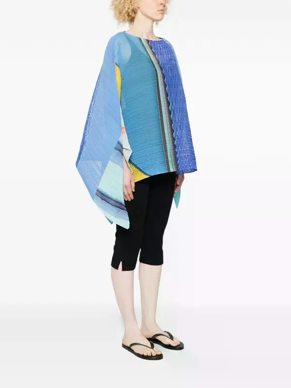 Issey Miyake Pleated Poncho
