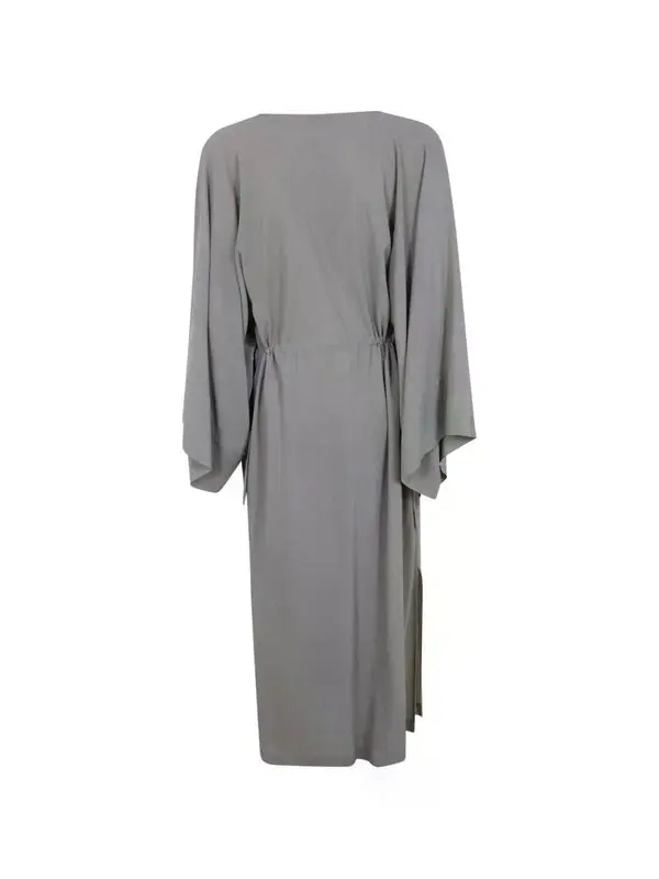 GENTRYPORTOFINO Ribbed-knit Drawstring Dress