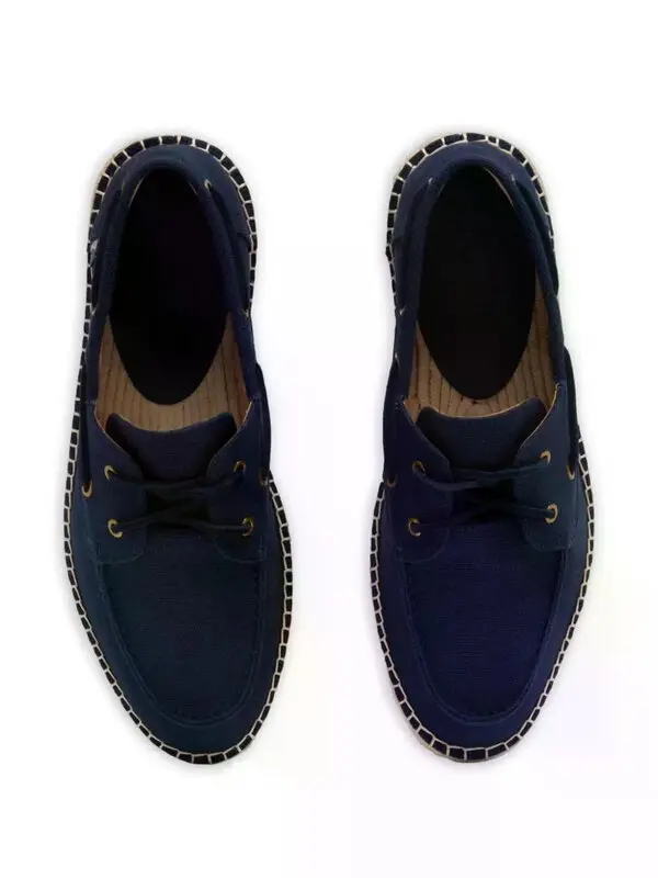 Vilebrequin Canvas Boat Shoes - Blue