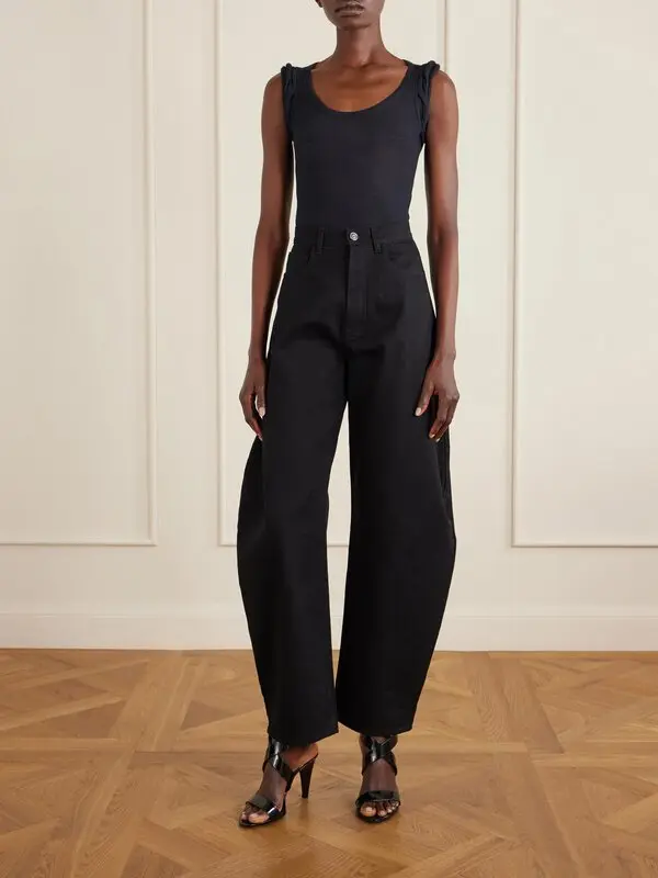 Alaïa Ribbed Modal-blend Jersey Bodysuit - Black