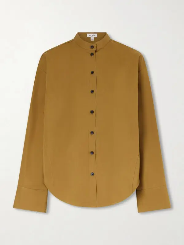 Alaïa Oversized Cotton-poplin Shirt