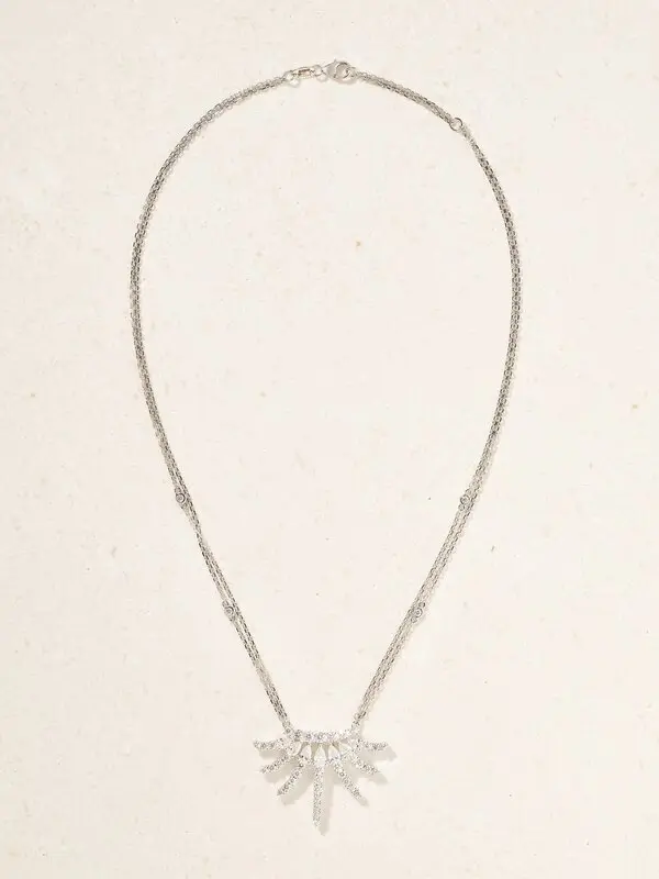 Yeprem 18-karat White Diamond Necklace