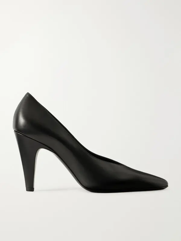 Alaïa 90 Leather Pumps - Black