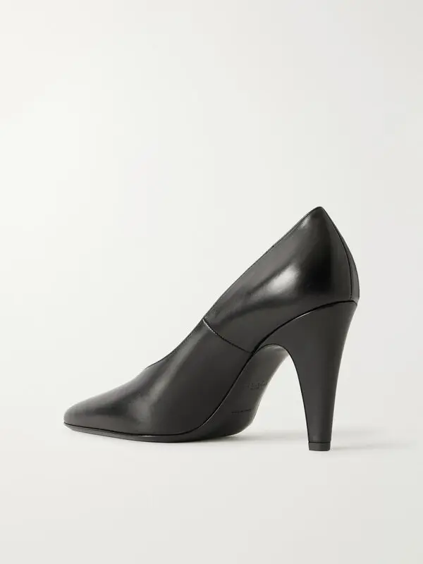 Alaïa 90 Leather Pumps - Black