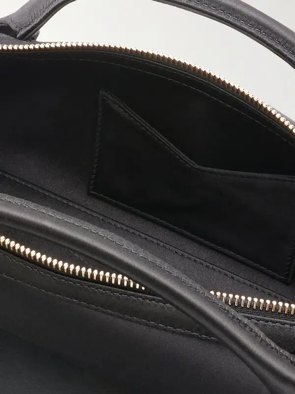 Alaïa Le Teckel Satin Clutch - Black