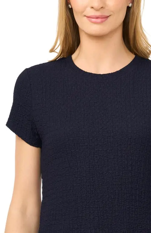 Halogen Pucker Crewneck T-shirt - Baritone Blue