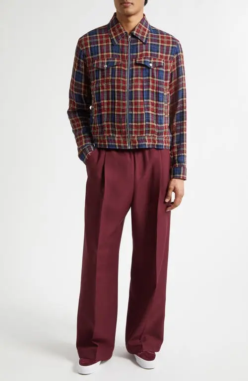 STOCKHOLM SURFBOARD CLUB Terrence Plaid Trucker Jacket