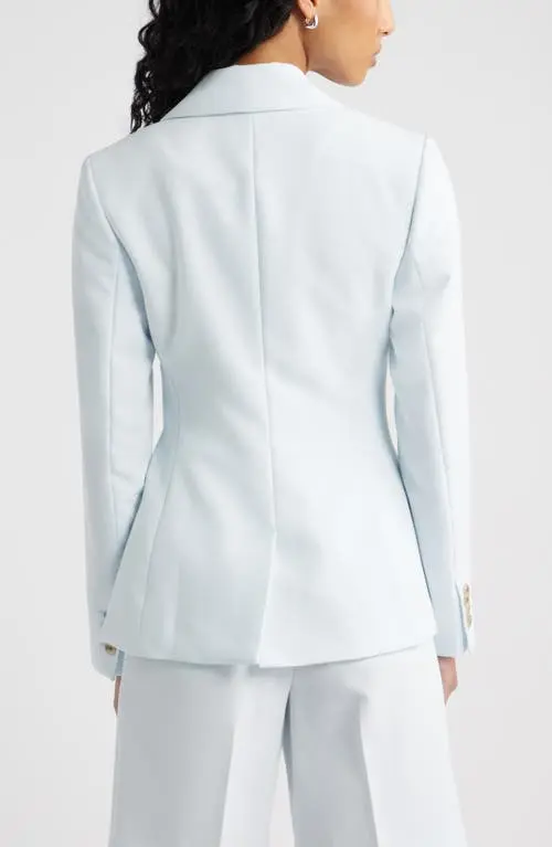 OPEN EDIT Side Tie Blazer - Blue Breeze