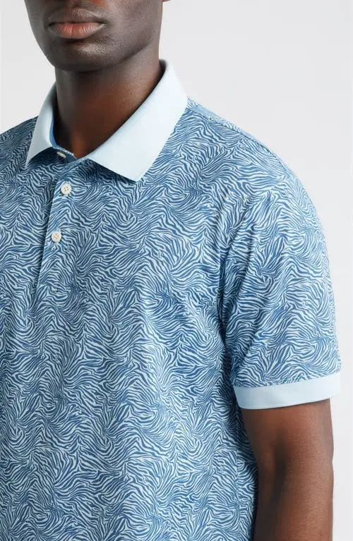 SWANNIES Lagoon Piqué Performance Golf Polo