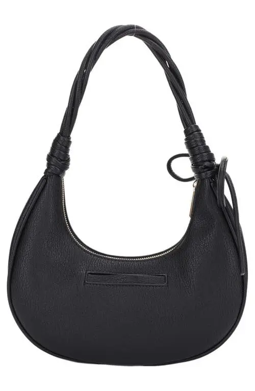 MALI + LILI Faux Leather Crescent Shoulder Bag