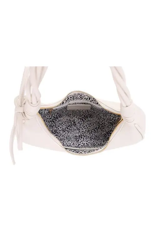 MALI + LILI Faux Leather Crescent Shoulder Bag