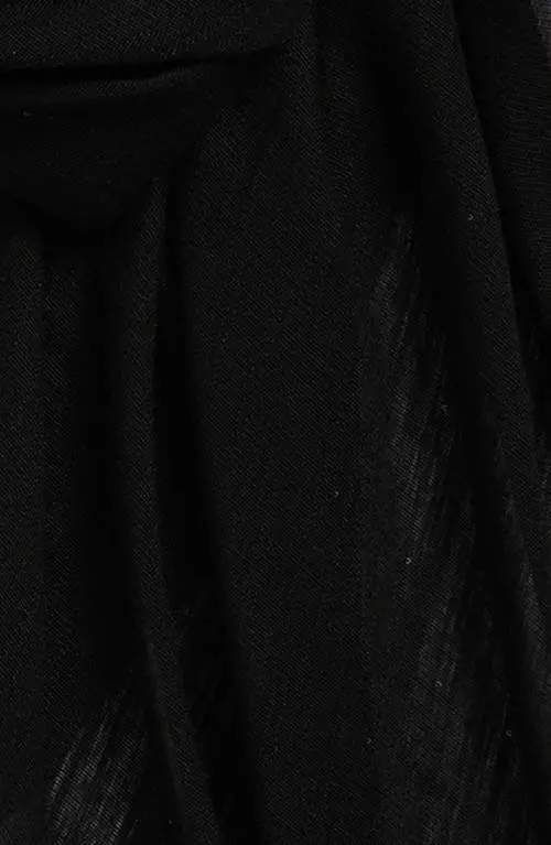Treasure & Bond Lighweight Sequin Fringe Scarf - Black