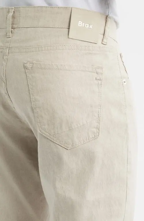 BRAX Chuck Modern Fit Linen Blend Five-pocket Pants - Beach