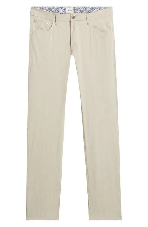 BRAX Chuck Modern Fit Linen Blend Five-pocket Pants - Beach