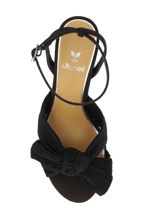J. Reneé Olwen Ankle Strap Sandal - Black