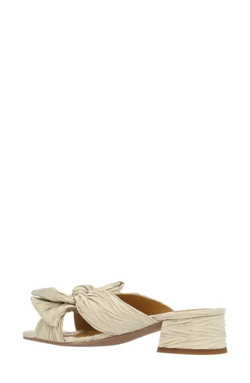 J. Reneé Paladino Knot Detail Slide Sandal - Beige