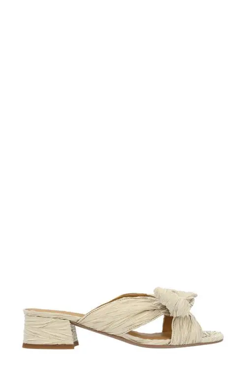 J. Reneé Paladino Knot Detail Slide Sandal - Beige