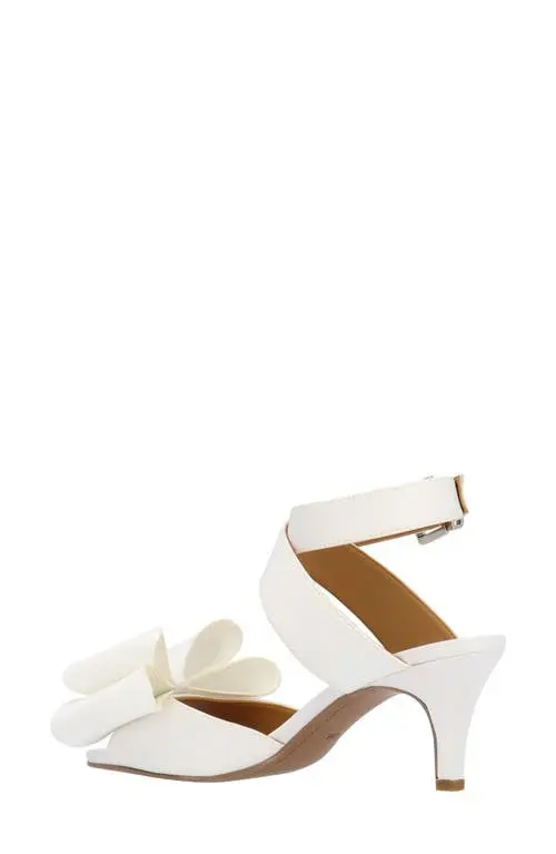 J. Reneé Nerelle Ankle Strap Sandal - White