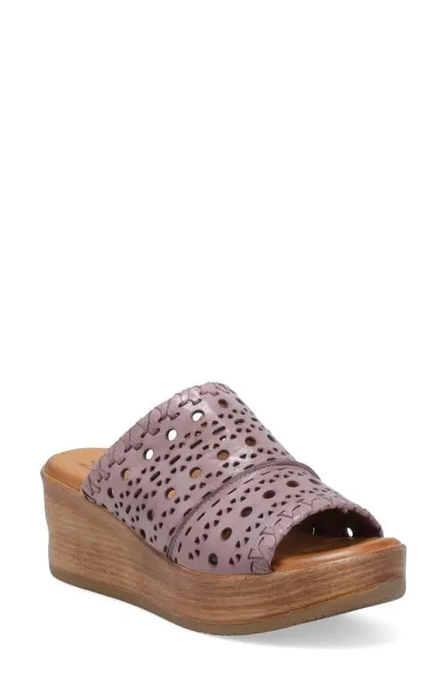 Miz Mooz Wesley Platform Wedge Slide Sandal - Blush