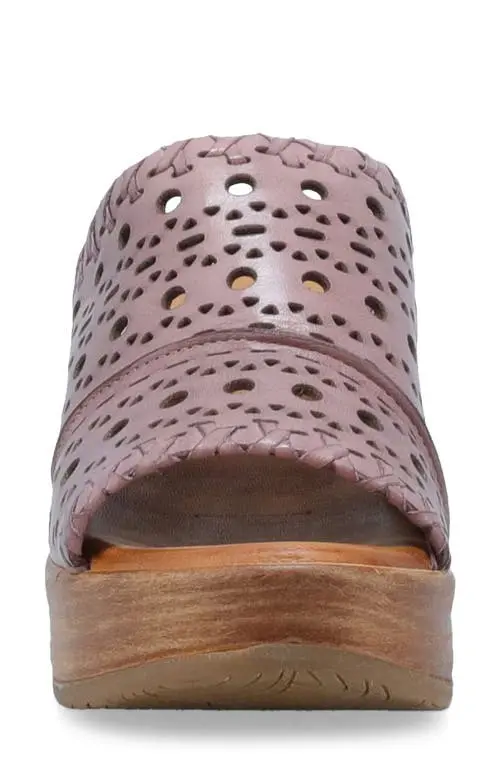 Miz Mooz Wesley Platform Wedge Slide Sandal - Blush