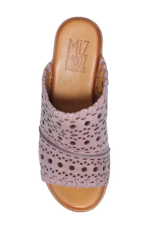Miz Mooz Wesley Platform Wedge Slide Sandal - Blush