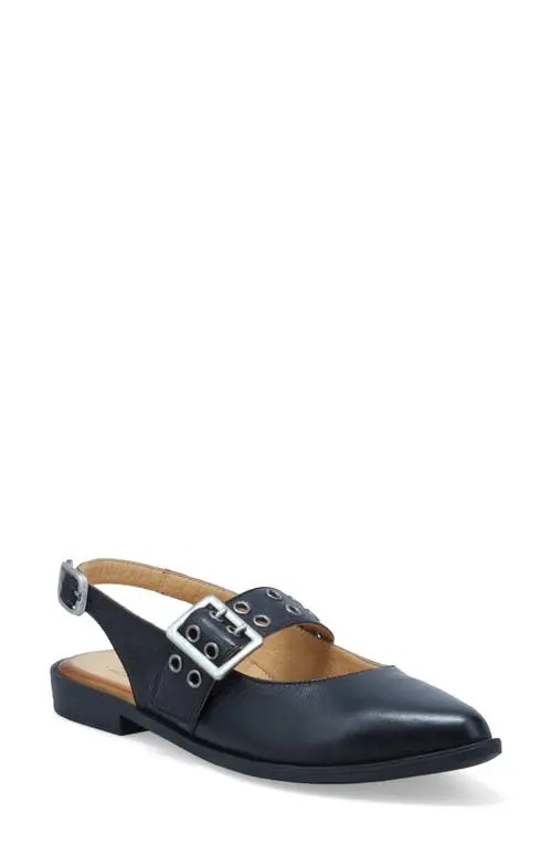 Miz Mooz Slingback Mary Jane - Black
