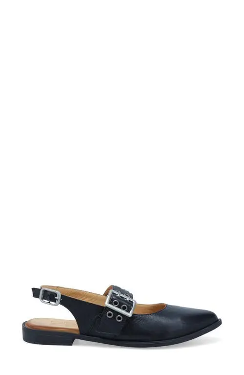 Miz Mooz Slingback Mary Jane - Black