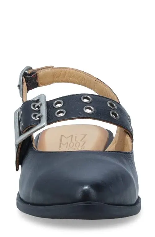 Miz Mooz Slingback Mary Jane - Black