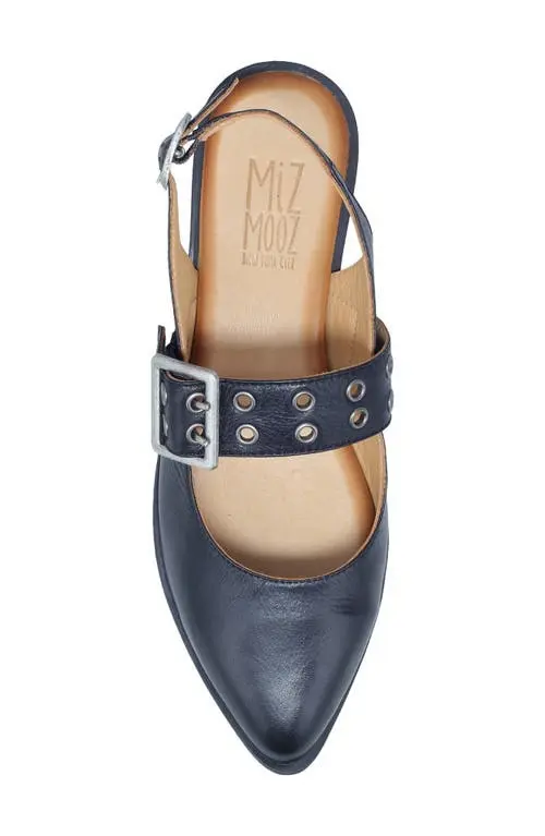 Miz Mooz Slingback Mary Jane - Black