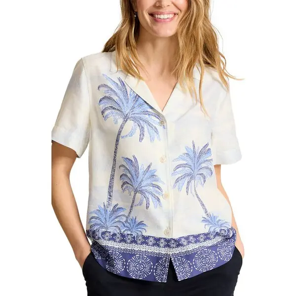 Tommy Bahama Palm Paradise Silk Camp Shirt