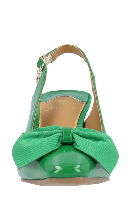 J. Reneé Harlan Slingback Pump - Green
