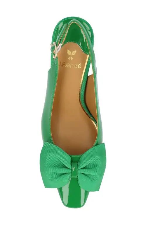 J. Reneé Harlan Slingback Pump - Green