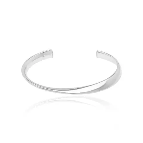 THE LOVERY FINE JEWELRY Sculpted Cuff Bangle - Sterling Silver