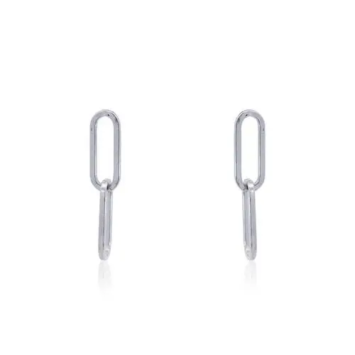 THE LOVERY FINE JEWELRY Paperclip Link Drop Earrings