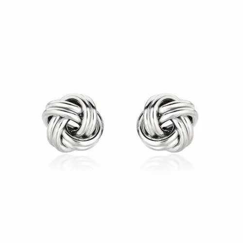 THE LOVERY FINE JEWELRY Polished Knot Stud Earrings