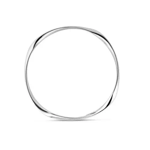 THE LOVERY FINE JEWELRY Sculpted Bangle Bracelet - Sterling Silver